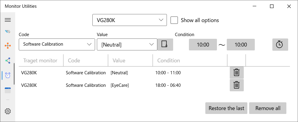 Monitor Utilities - Manual